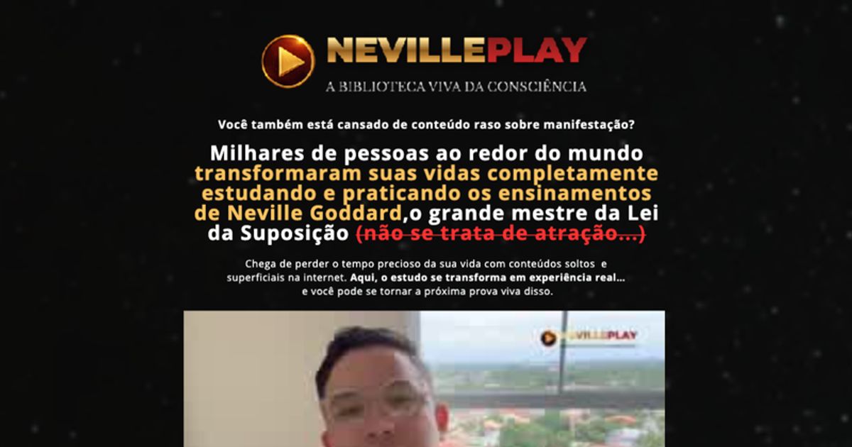 NEVILLEPLAY Coleção de Audiobooks de Neville Goddard